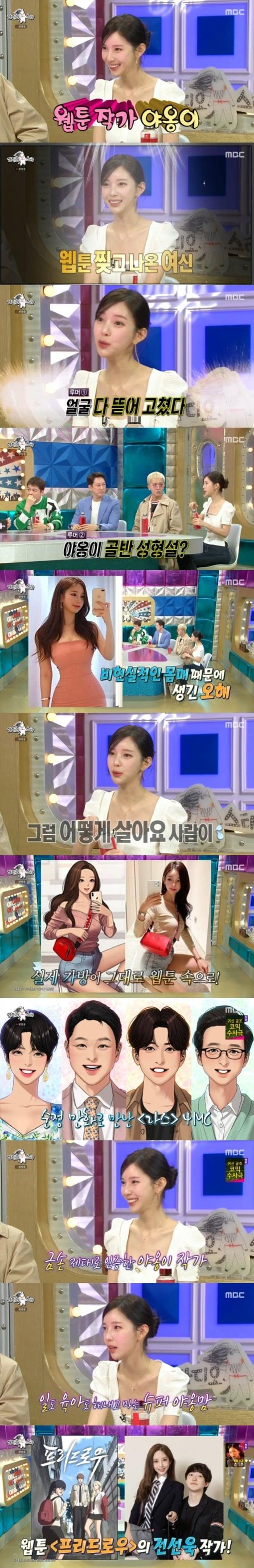 야옹이 작가, 골반성형·갈비뼈 제거설 해명…"일부만 고쳤다"(종합) - 뉴스1