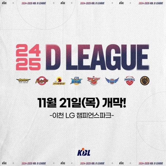 2024-25시즌 KBL D리그, 21일 개막…팀당 14경기·총 56경기 - 뉴스1