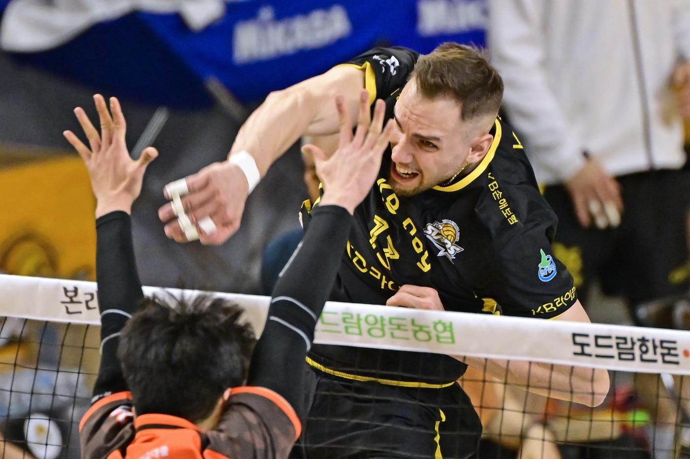 KB손해보험, 2위 확정 눈앞…OK저축은행은 최하위 수모 - 뉴스1