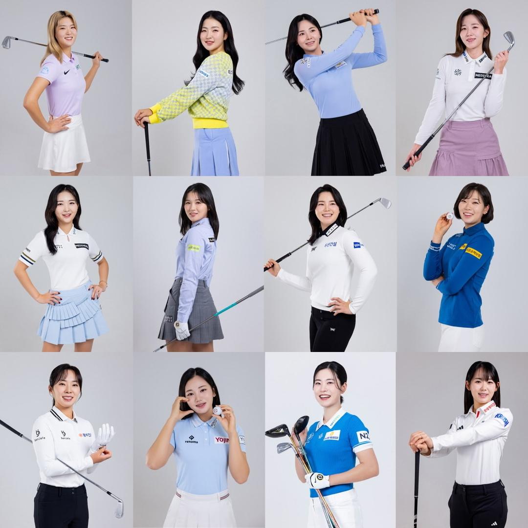 박현경·이예원 등 17대 KLPGA 홍보모델 화보 공개 - 뉴스1
