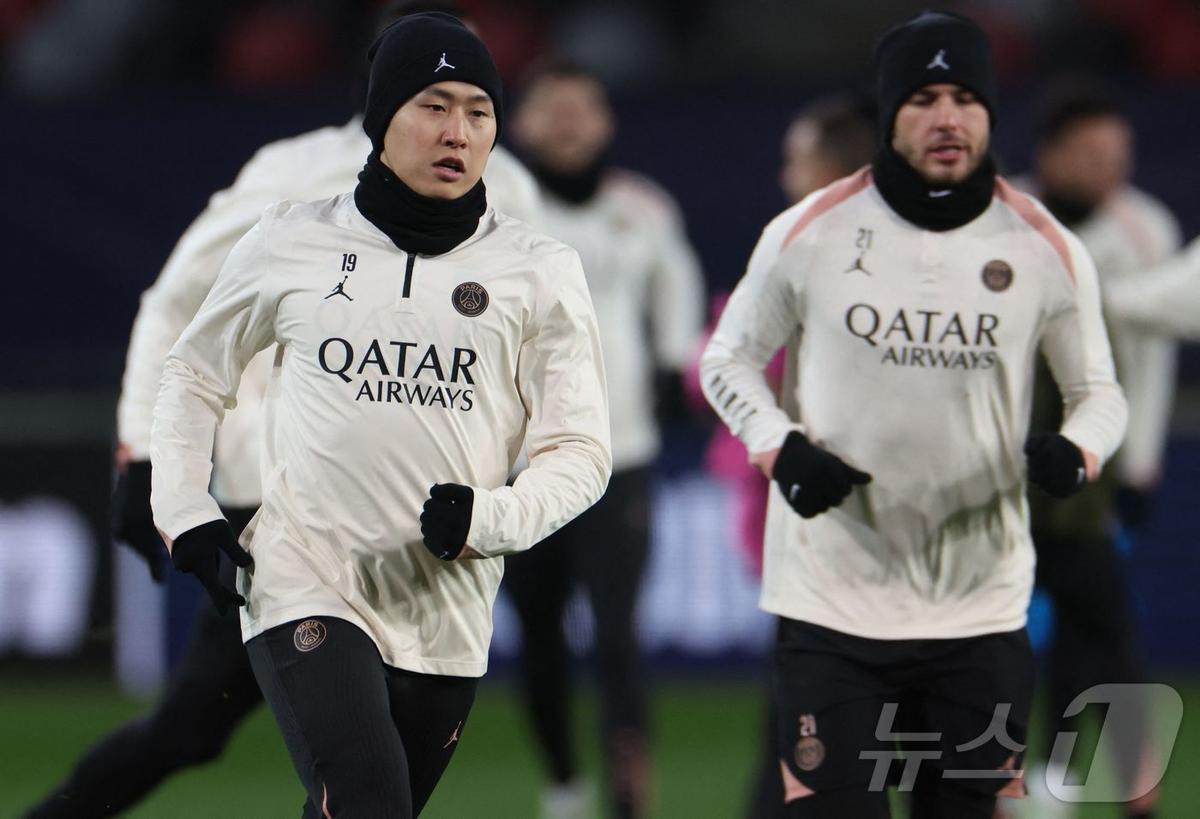 이강인, UCL 8강 출전하나…PSG 훈련 정상 소화 - 뉴스1